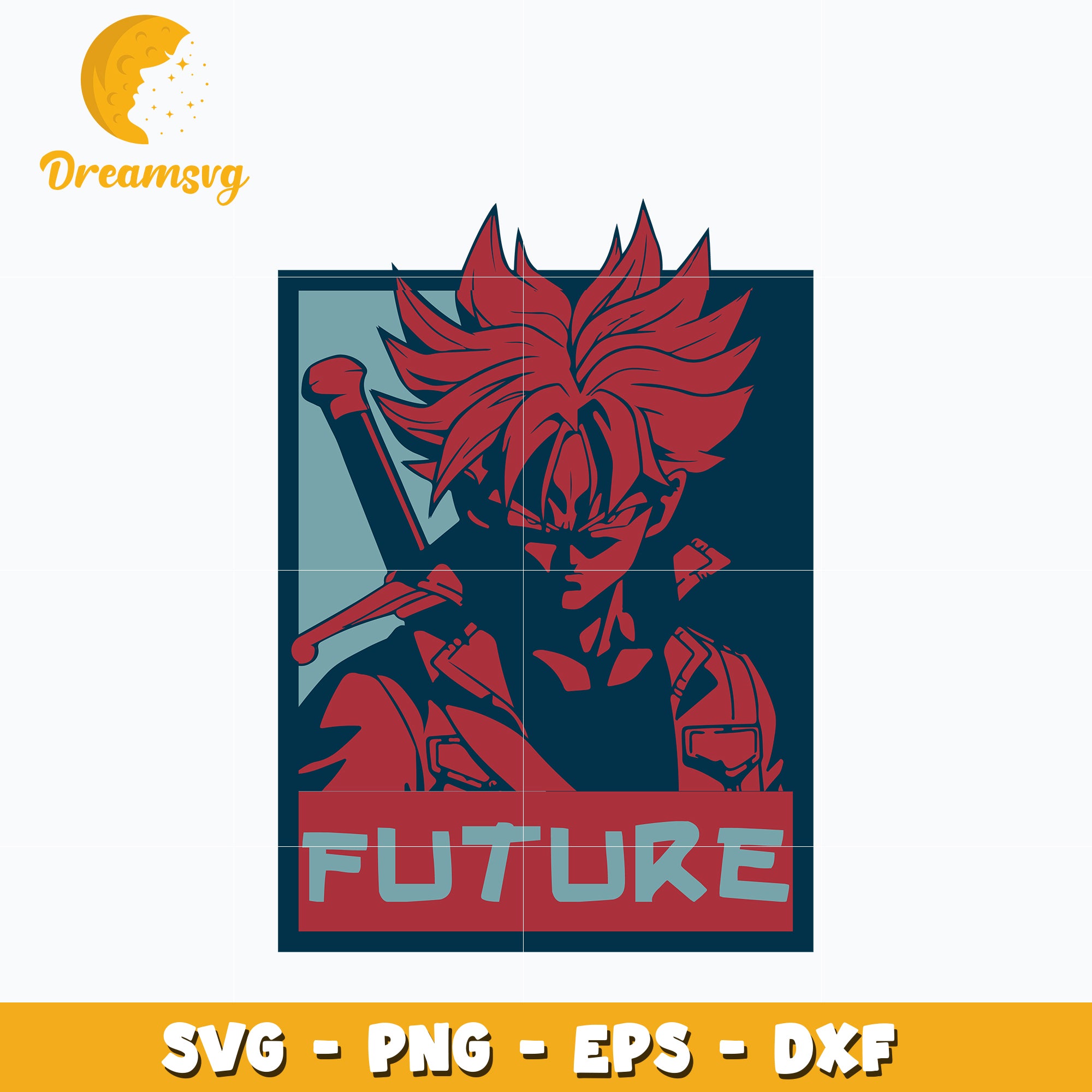 Future Trunks Svg Anime Svg Dragon Ball Svg Dreamsvg Store