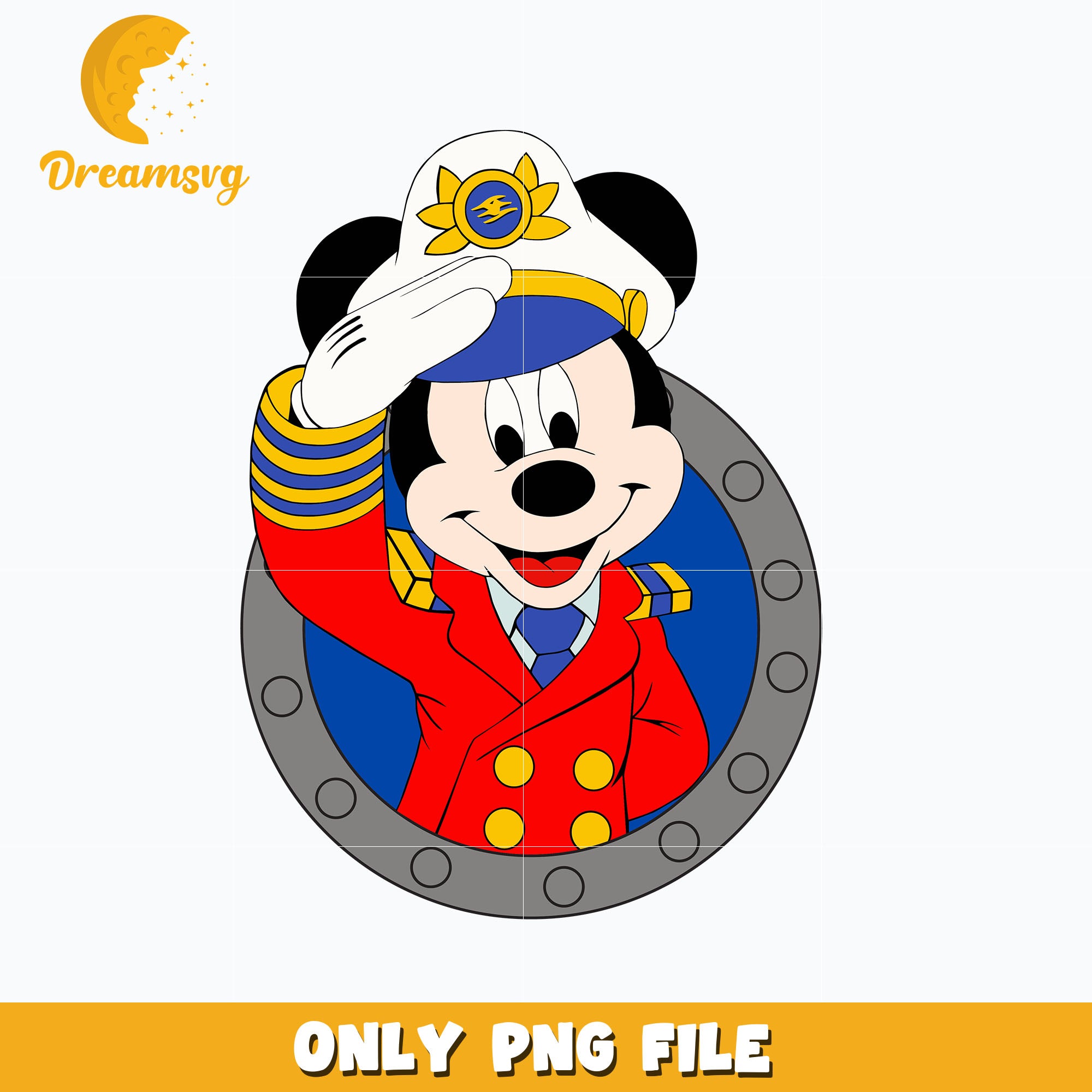Mickey captain disney cruise png – DreamSVG Store
