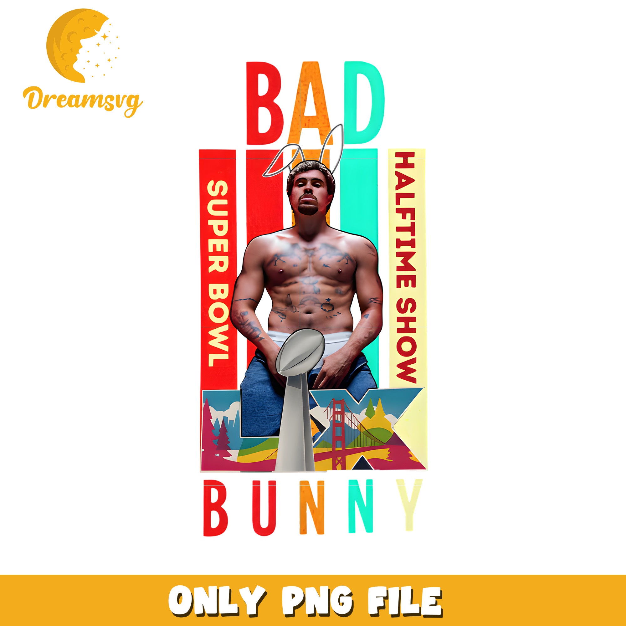 Bad bunny png, bunny era png, latin music star png – DreamSVG Store