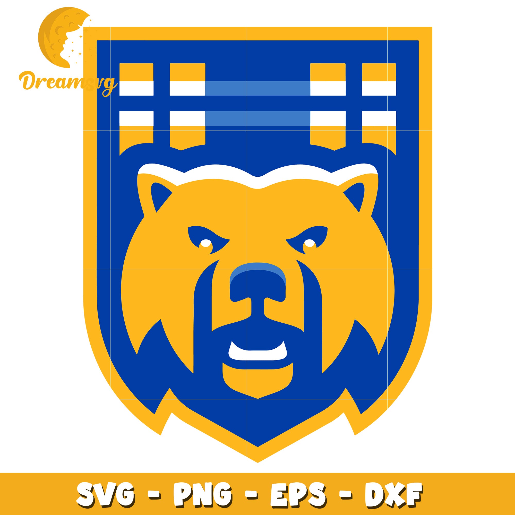 Bear Shield Logo SVG PNG EPS DXF – DreamSVG Store
