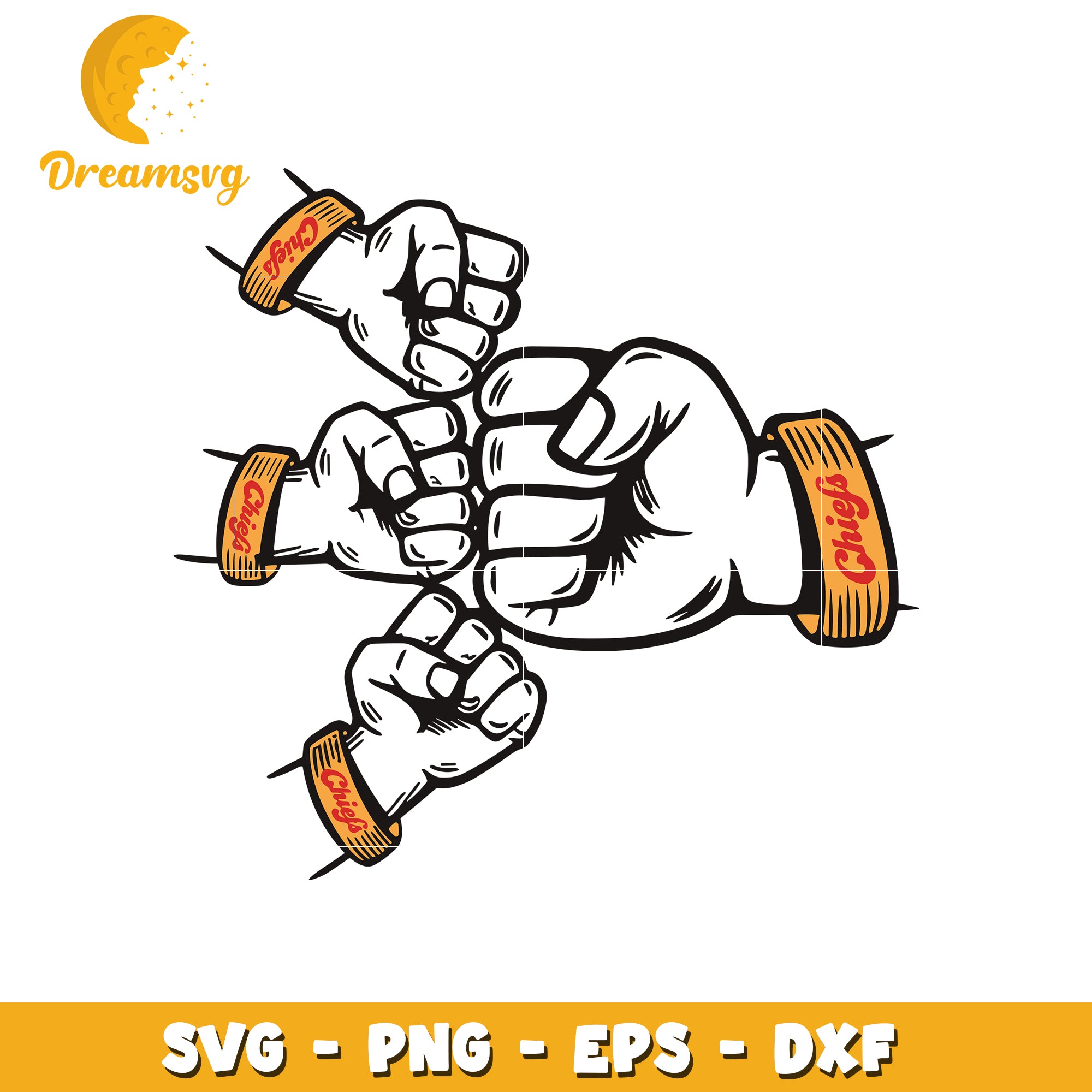 Chiefs fist bump svg, chiefs svg, fist bump svg – DreamSVG Store