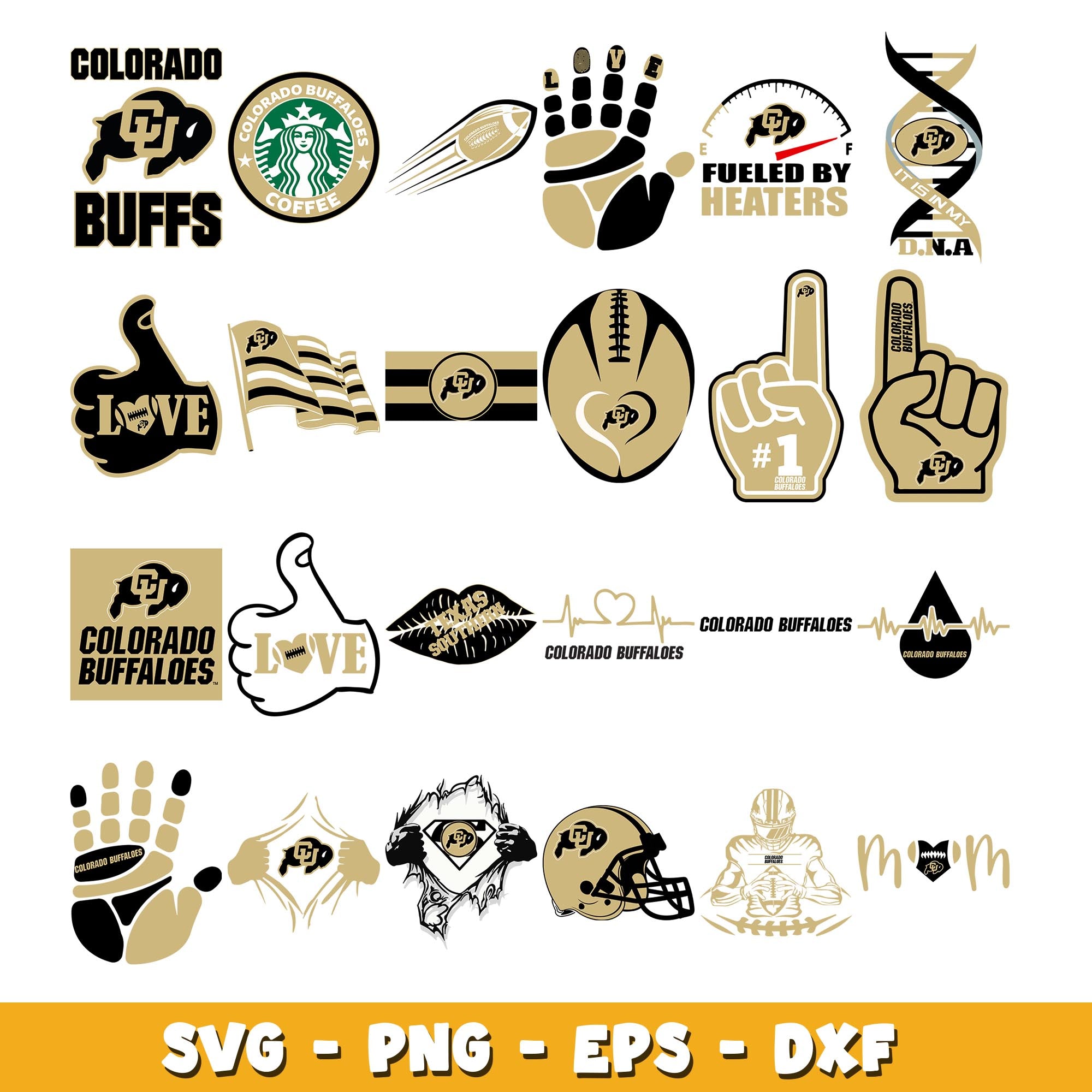 Bundle Colorado Buffaloes logo svg, Colorado Buffaloes logo svg, ncaa ...