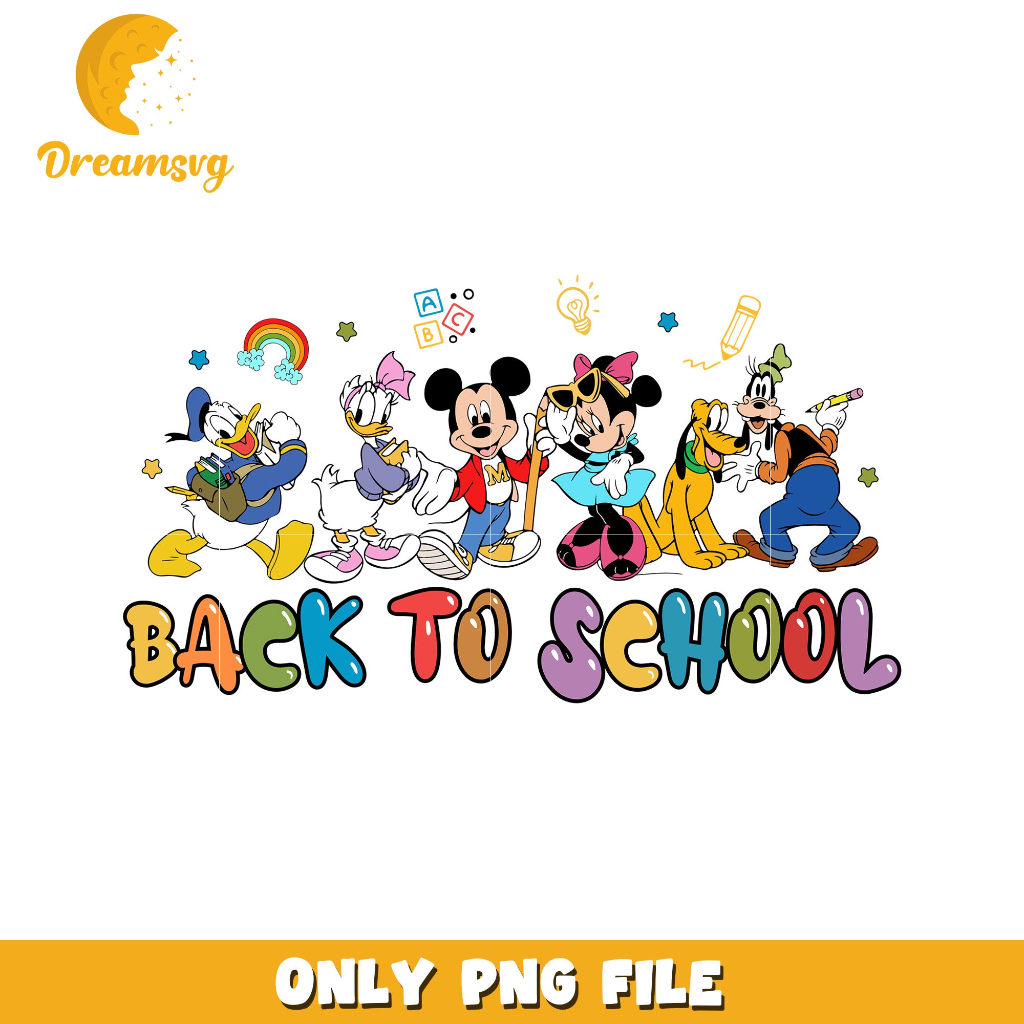 Disney Back to School PNG – DreamSVG Store