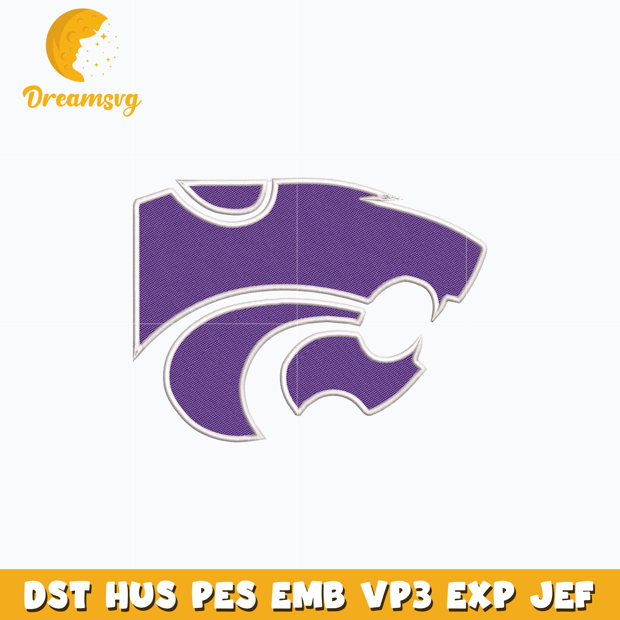 Kansas State Wildcats embroidery design – DreamSVG Store