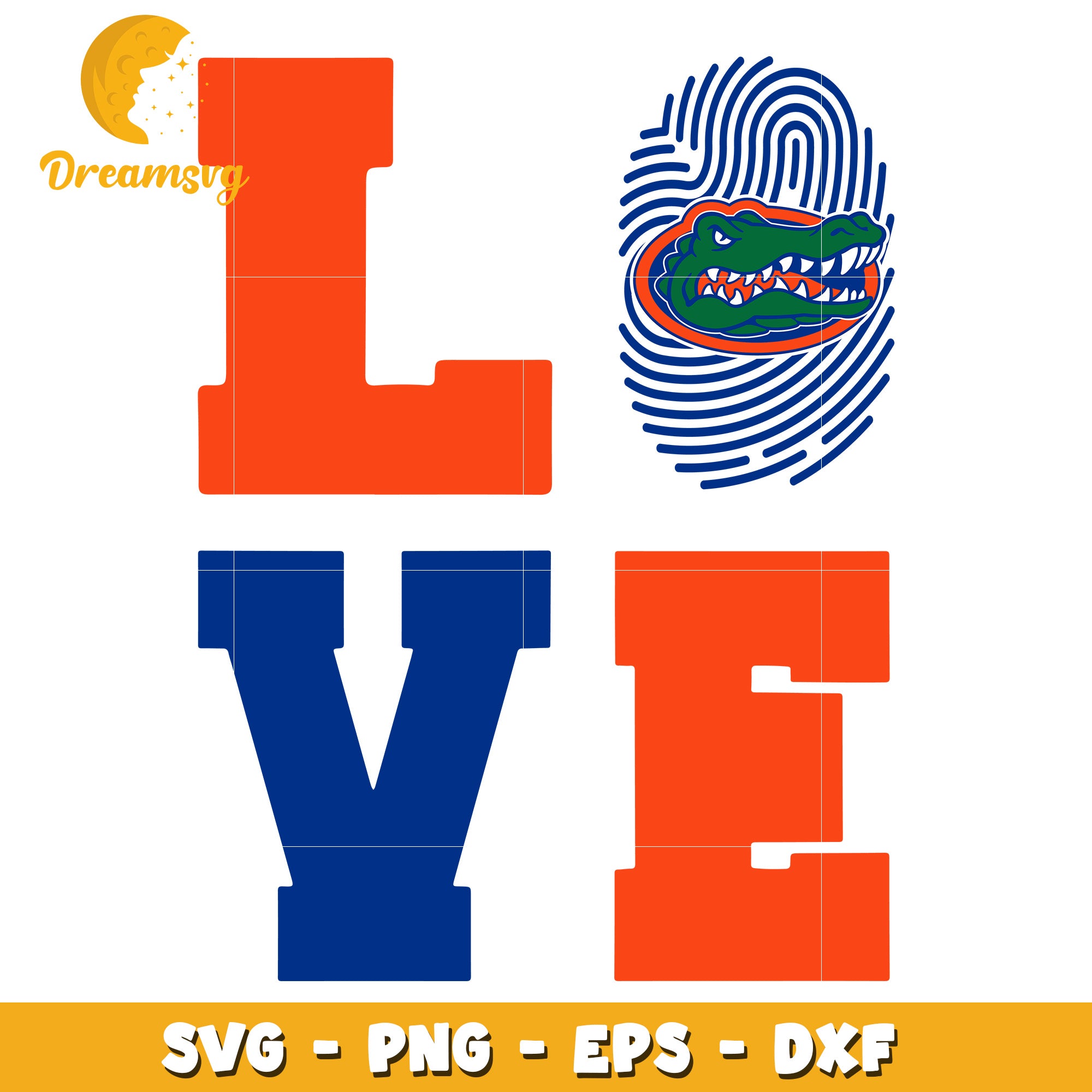 Gator Love SVG PNG EPS DXF Files – DreamSVG Store