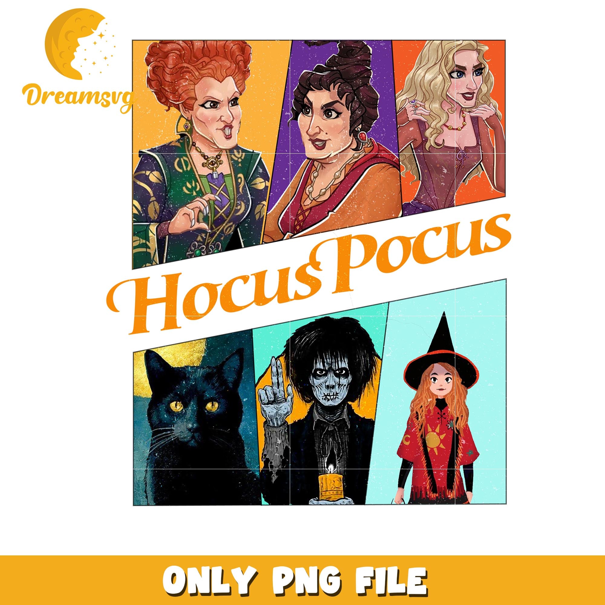 Hocus Pocus movies png, Halloween movies Hocus Pocus png – DreamSVG Store