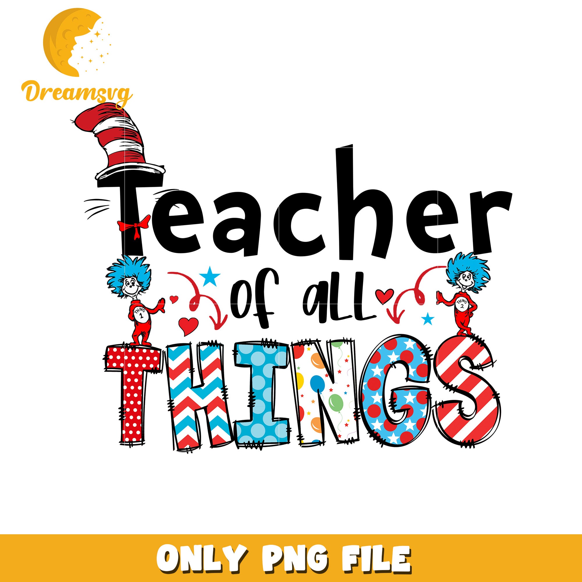 Teacher Of All Things PNG Design – DreamSVG Store