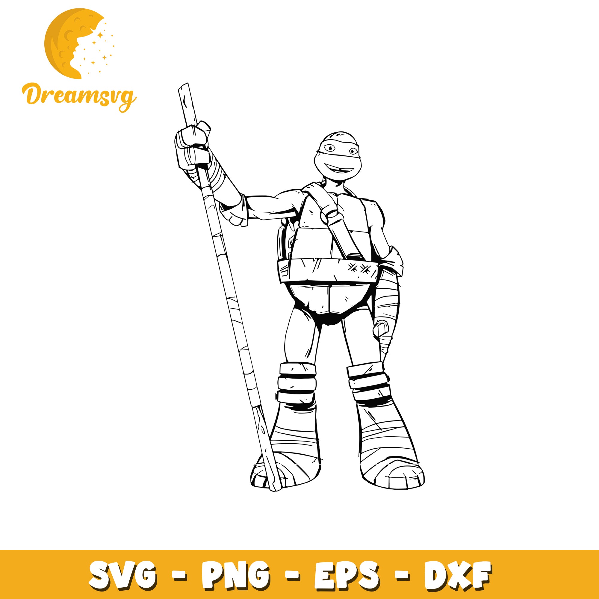 Teenage Mutant Ninja Turtle SVG Clipart for Crafts – DreamSVG Store