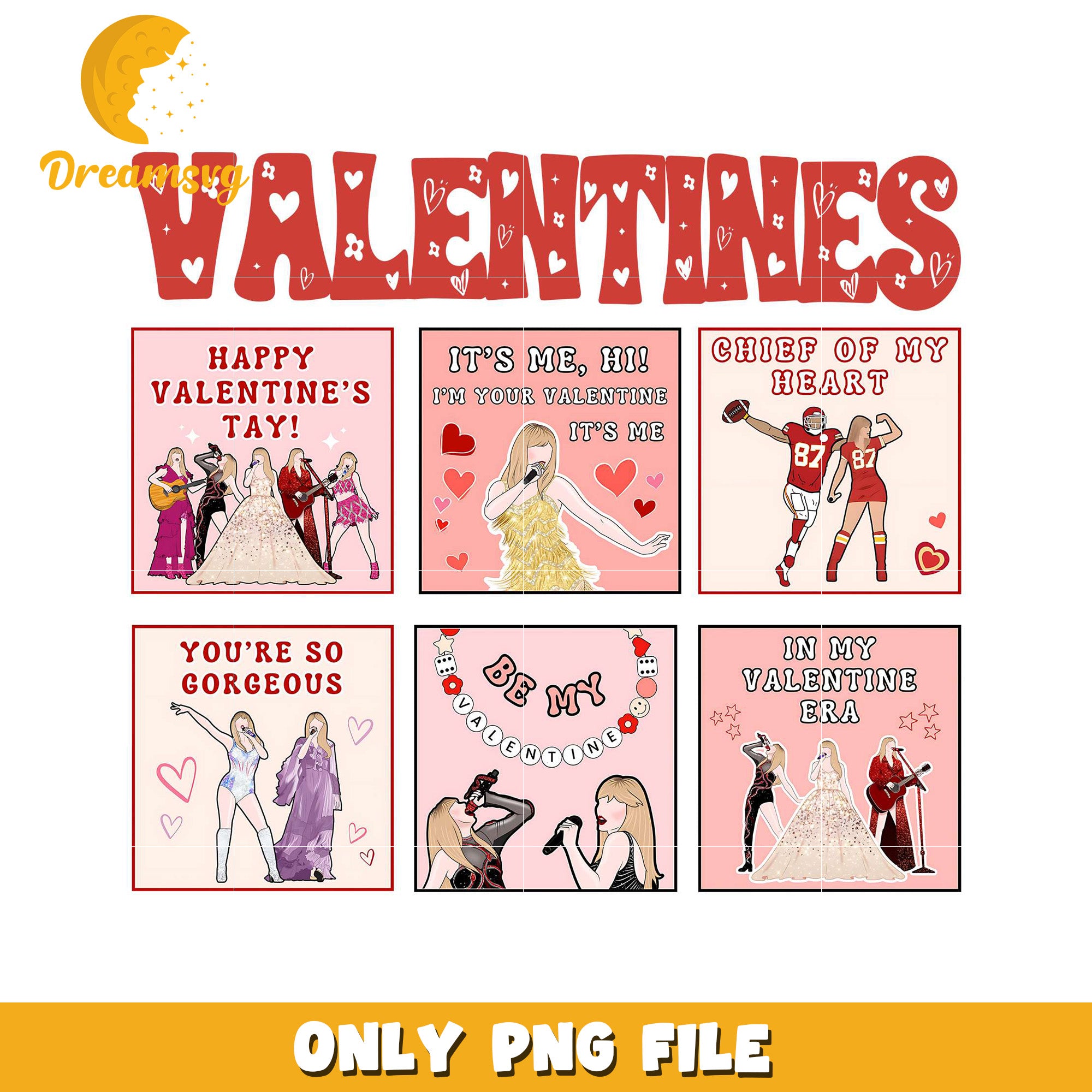 Valentines Day PNG Designs Taylor Swift – DreamSVG Store