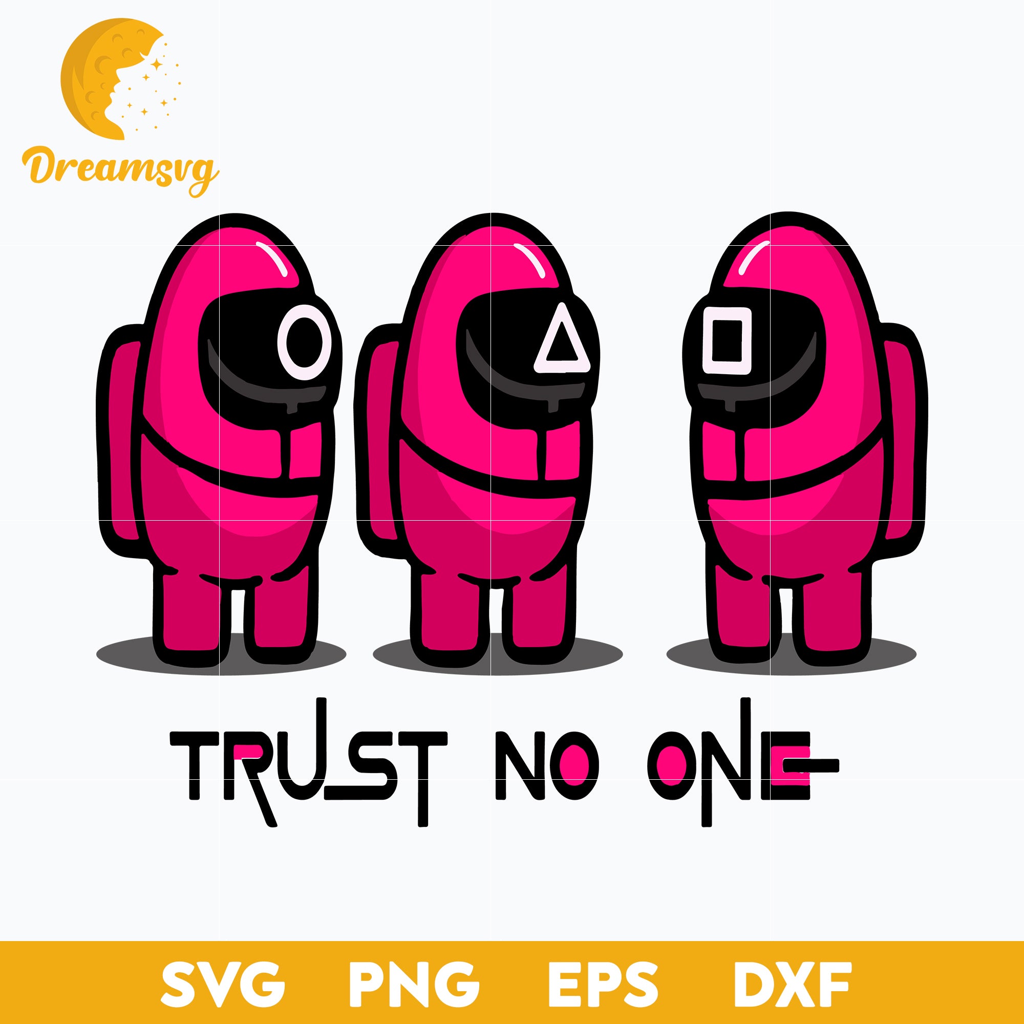Among Us Squid Game Trust No One Svg, Among Us Svg, Funny Svg, Png, Dx ...