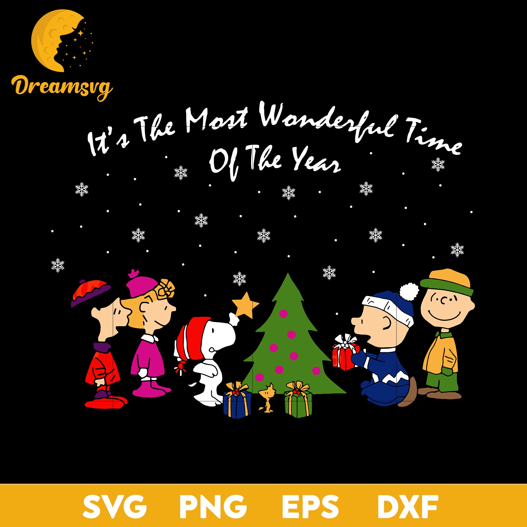 Its The Most Wonderful Time Of The Year Svg Christmas Svg Dreamsvg