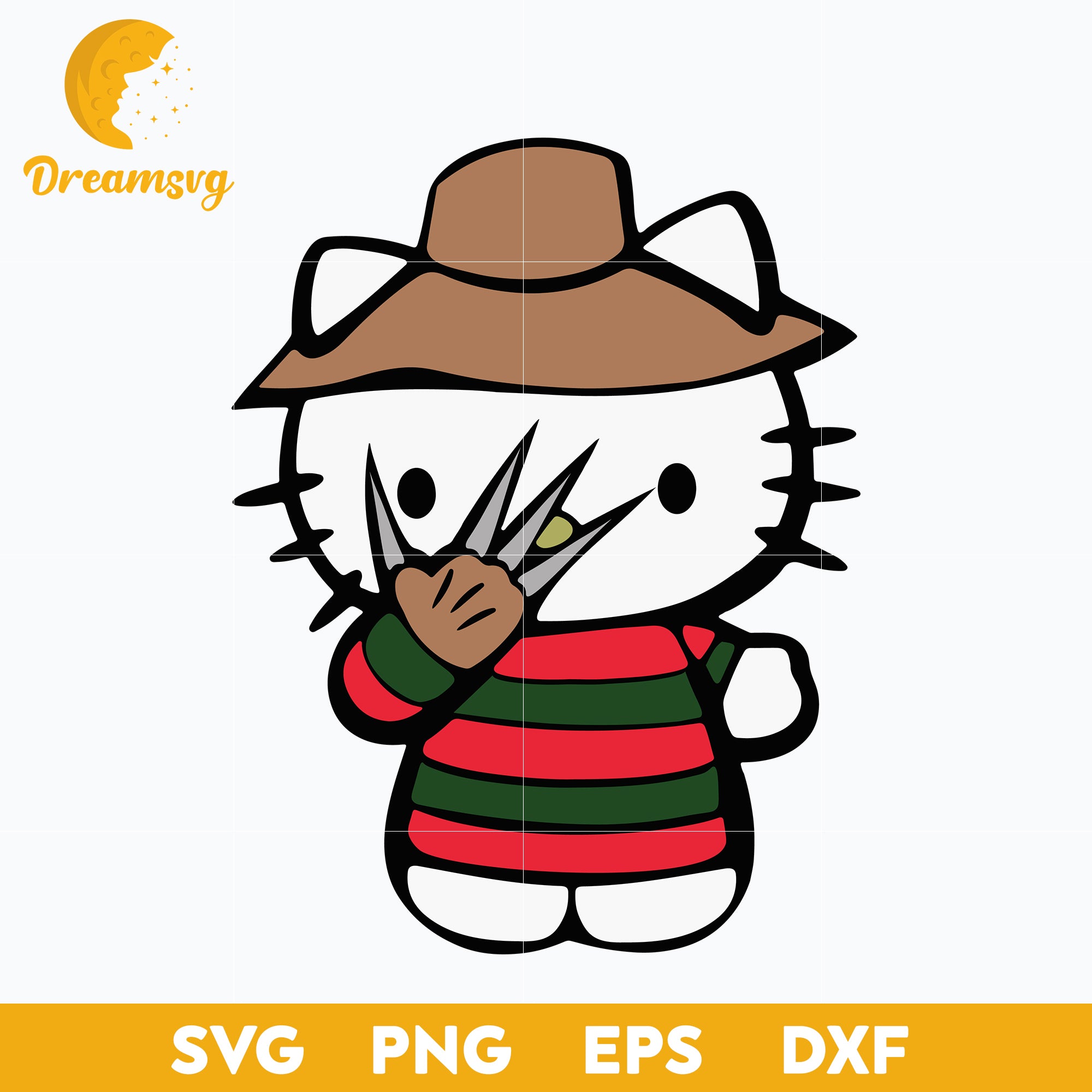 Hello Kitty Freddy Kruger Svg Hello Kitty Clipart Hello Kitty Porn
