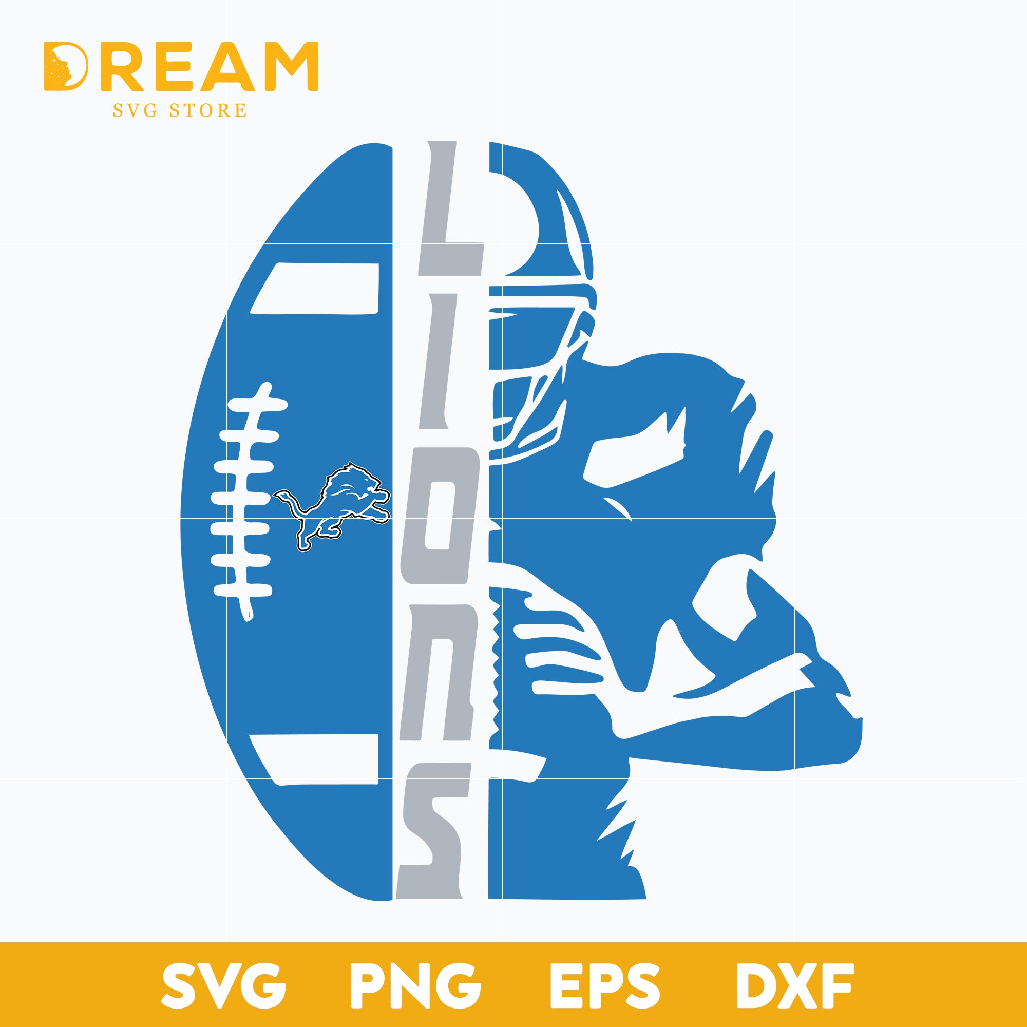 Detroit Lions svg, Lions svg, Sport svg, Nfl svg, png, dxf, eps digita ...