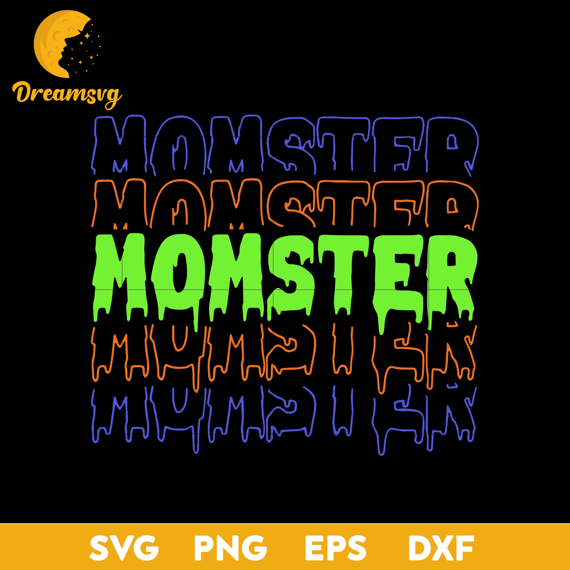 Momster mom monster font style inspired halloween svg, Halloween svg ...