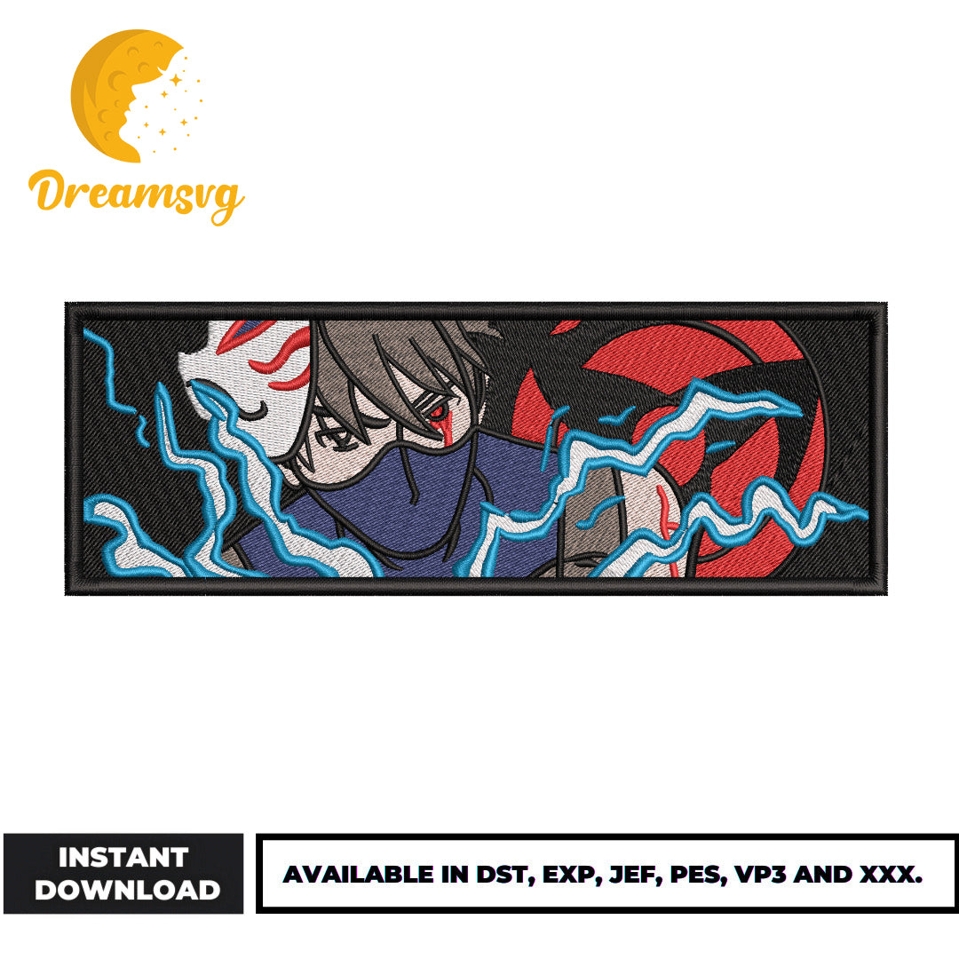 Kakashi Rectangle embroidery design – DreamSVG Store