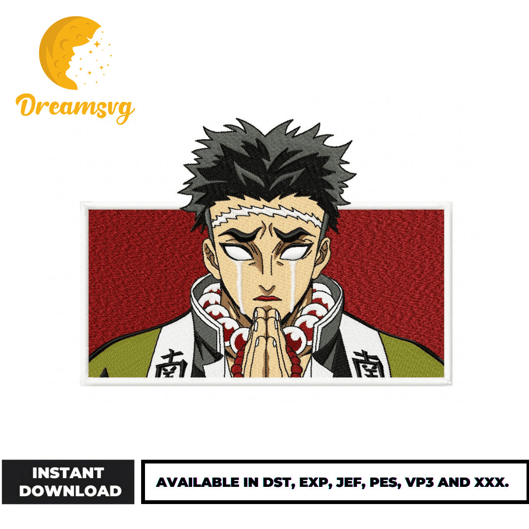 Gyomei Himejima embroidery design – DreamSVG Store