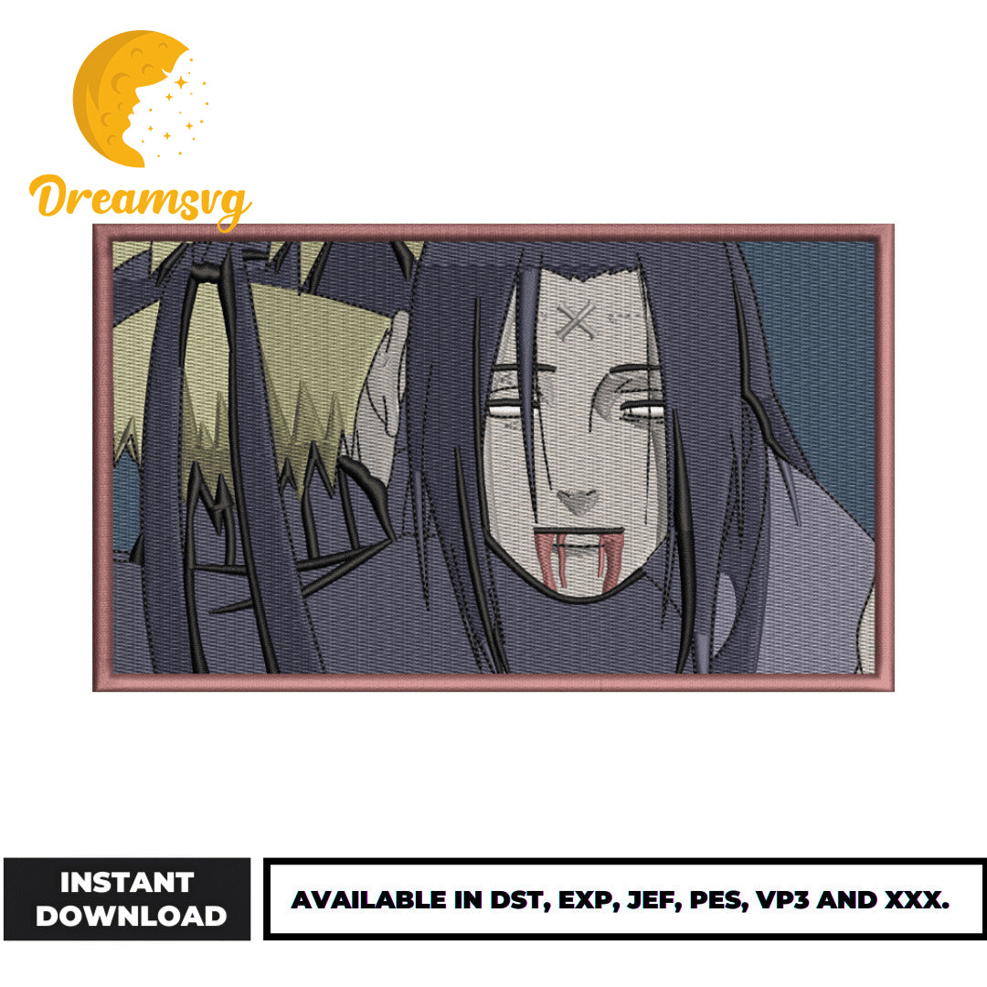 Hyuuga Neji hurt embroidery design – DreamSVG Store