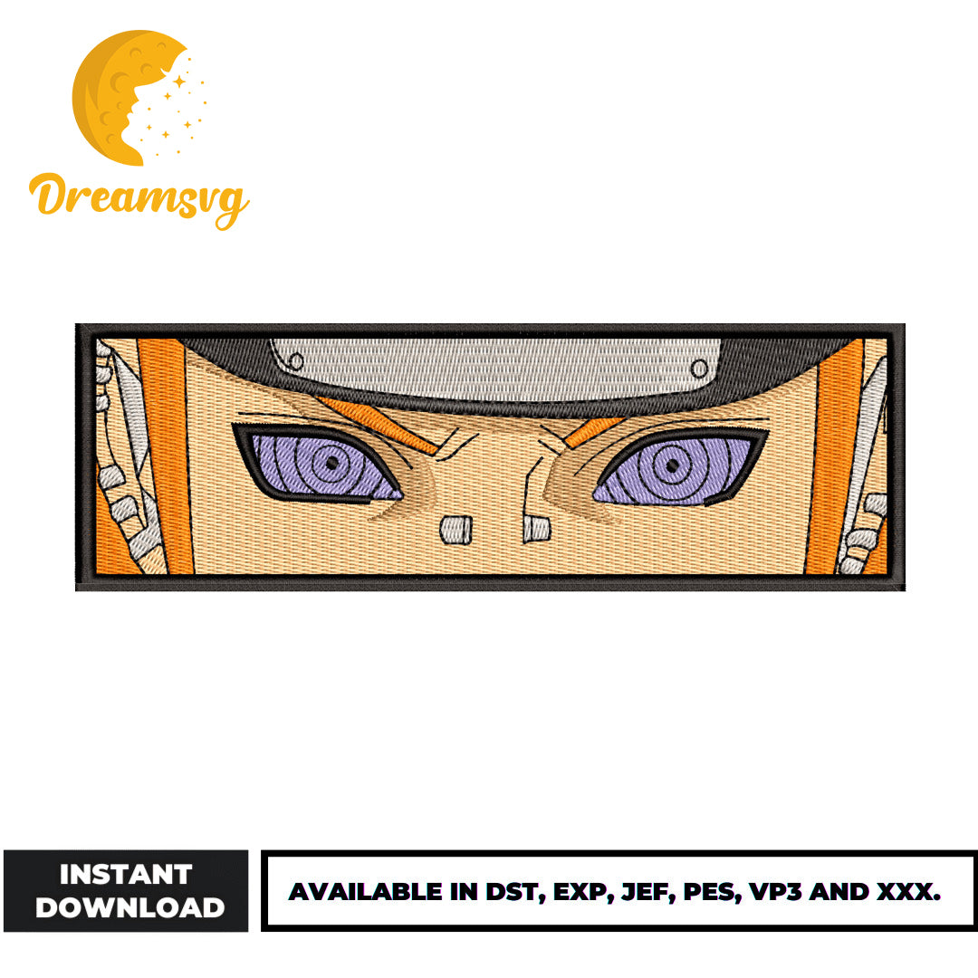Akatsuki pain eyes embroidery design – DreamSVG Store