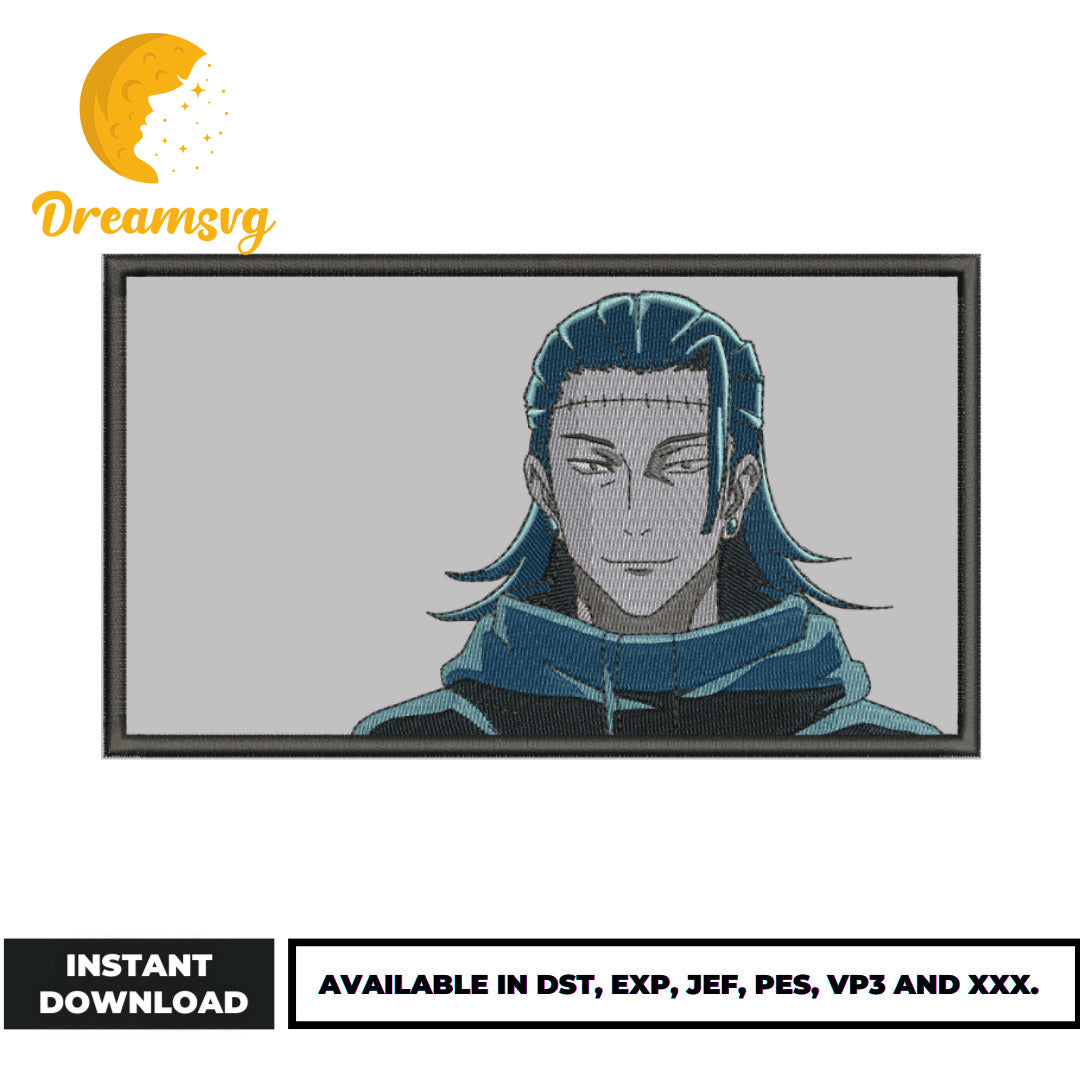 Suguru Geto embroidery design – DreamSVG Store