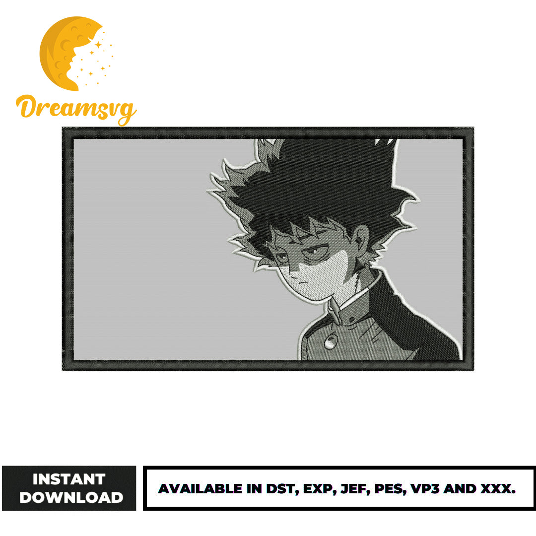 Mob Psycho embroidery design – DreamSVG Store