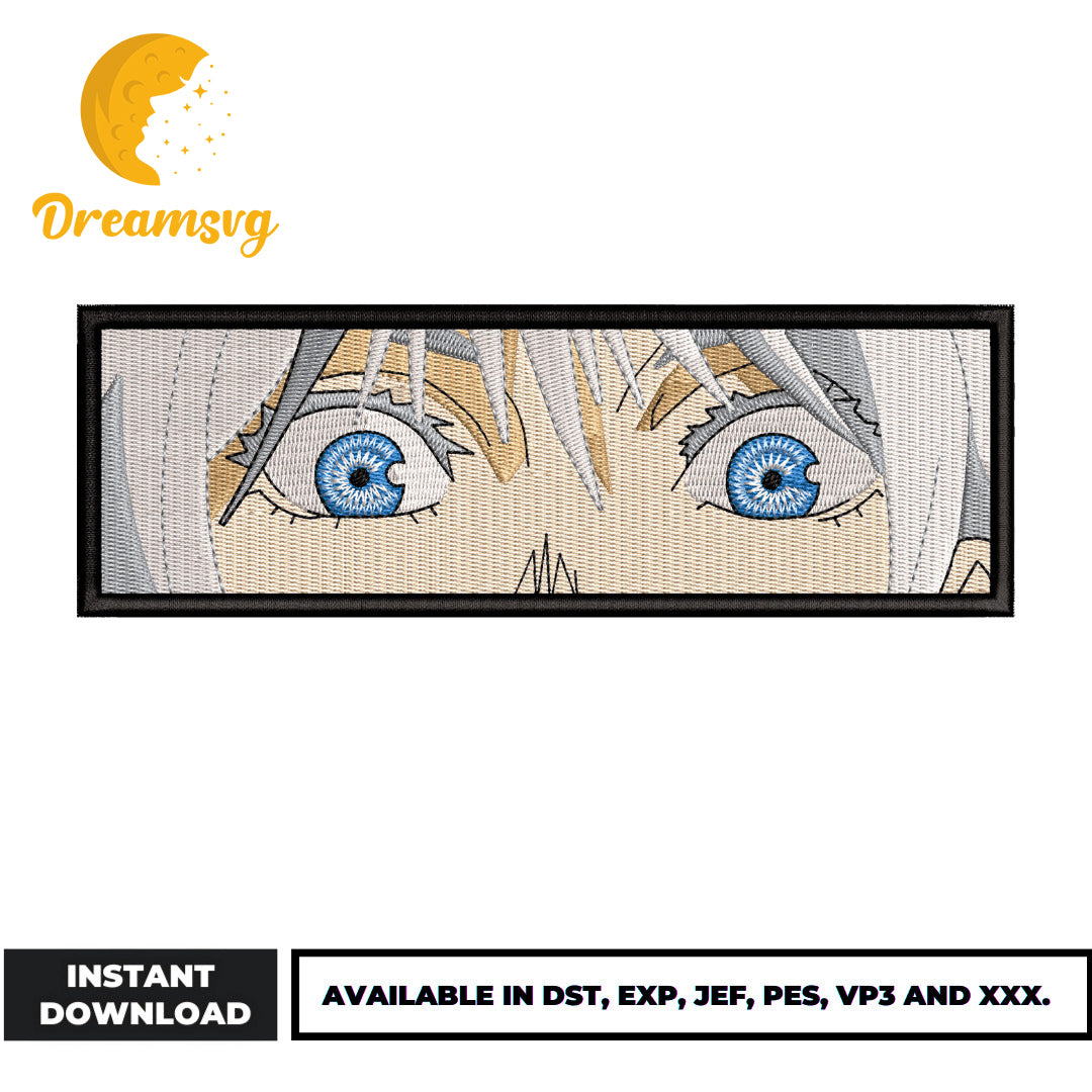 Gojo satoru eyes embroidery design – DreamSVG Store