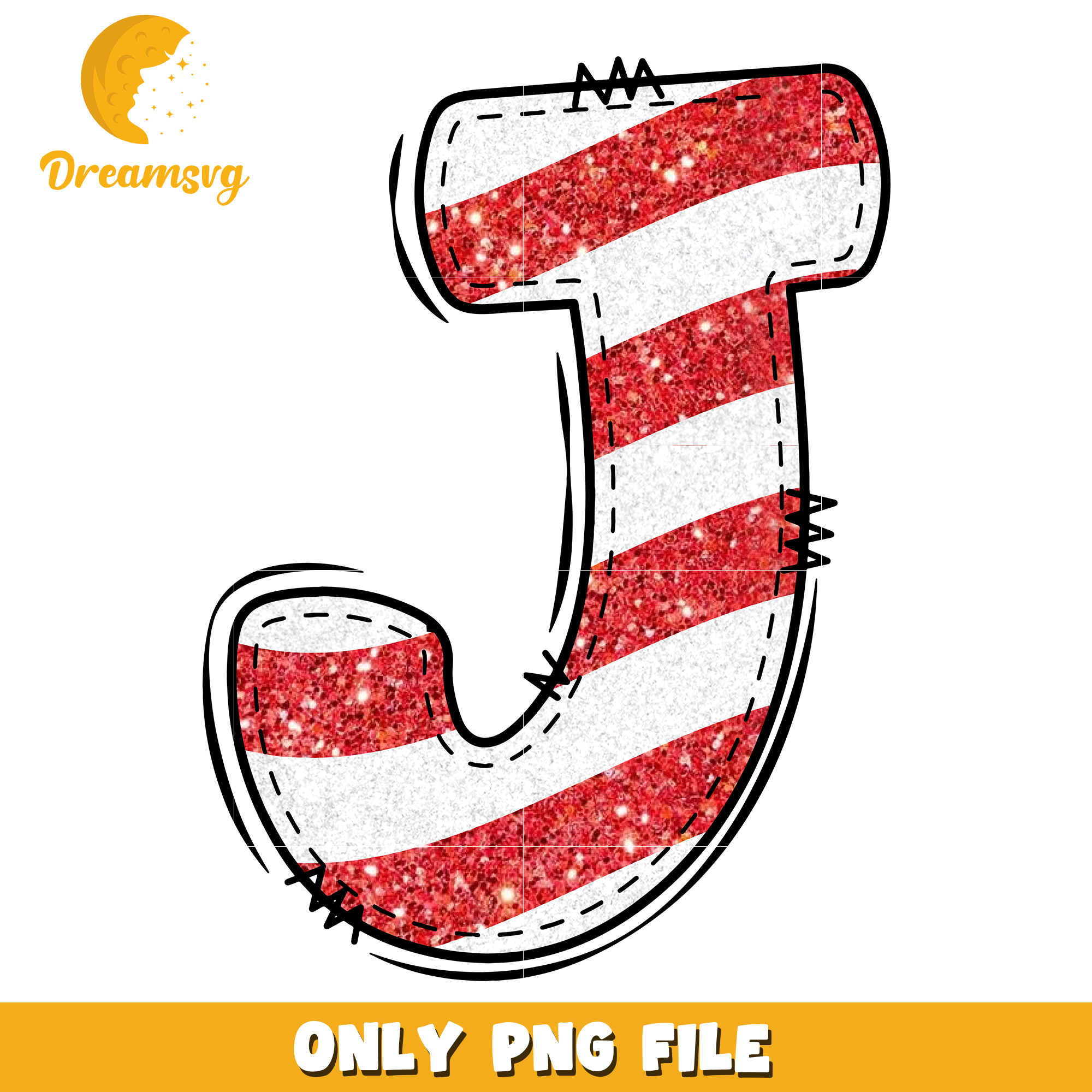 Letter J 4th of july png design – DreamSVG Store