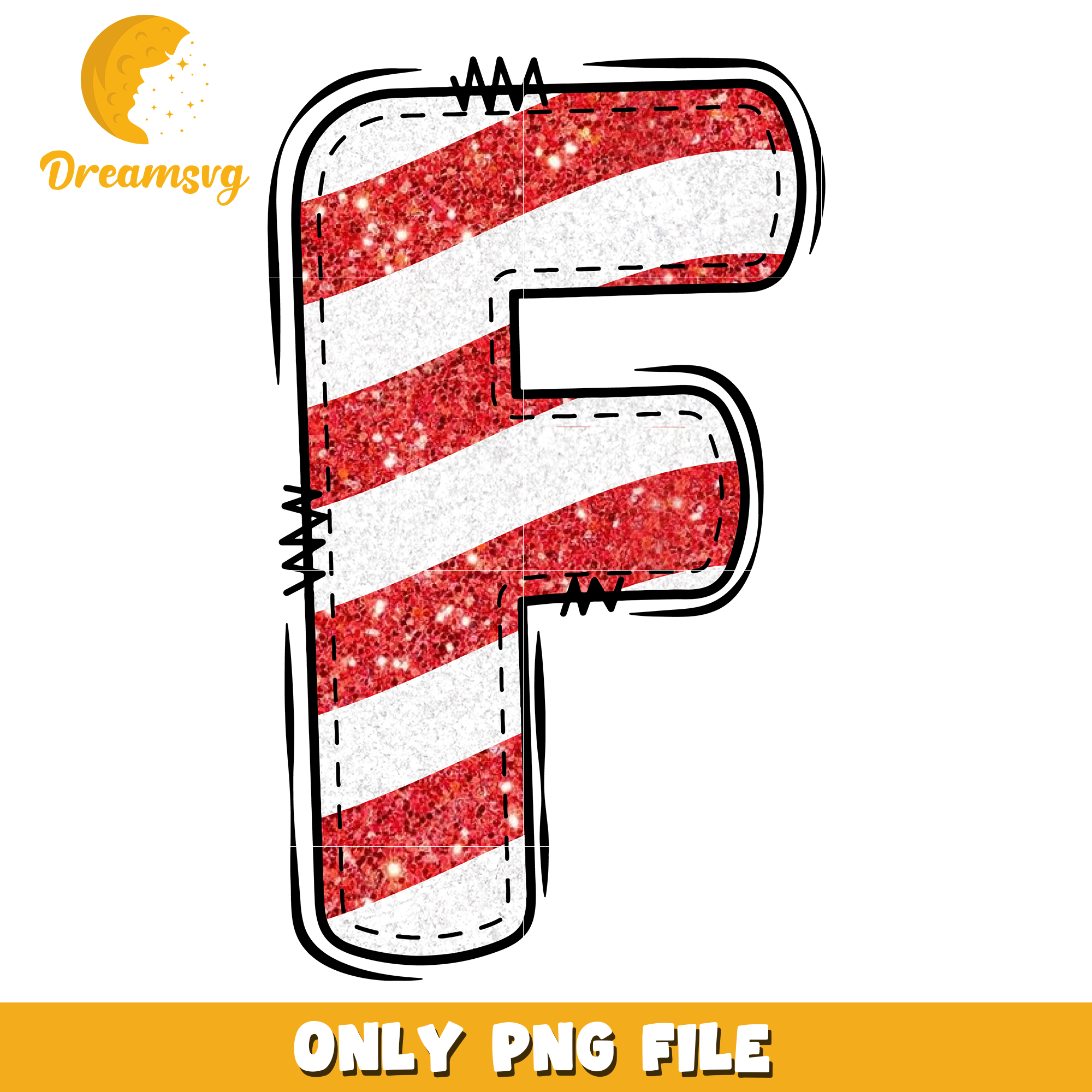 Letter F 4th of july png design – DreamSVG Store