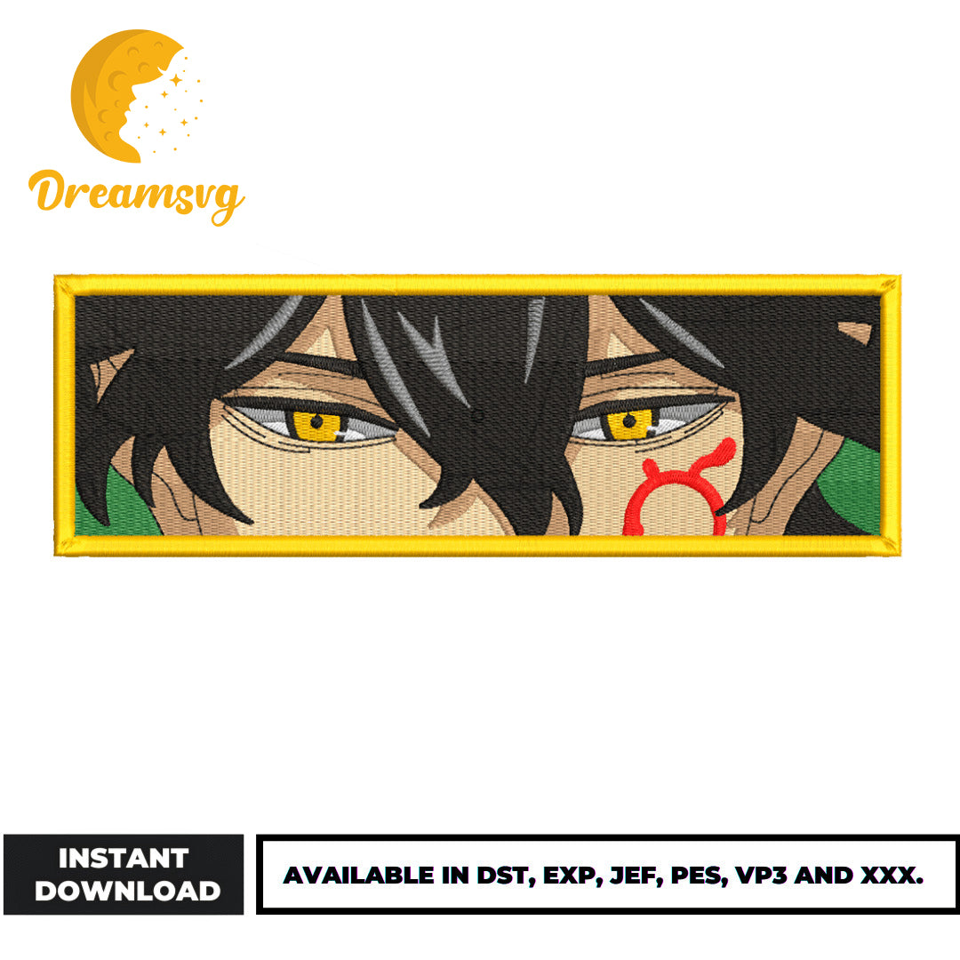 Yuno eyes embroidery design – DreamSVG Store