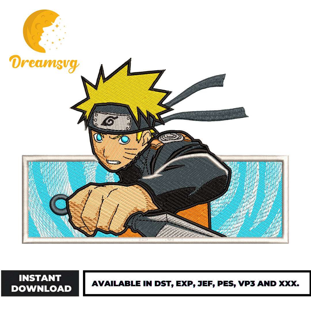 Uzumaki Naruto embroidery design – DreamSVG Store