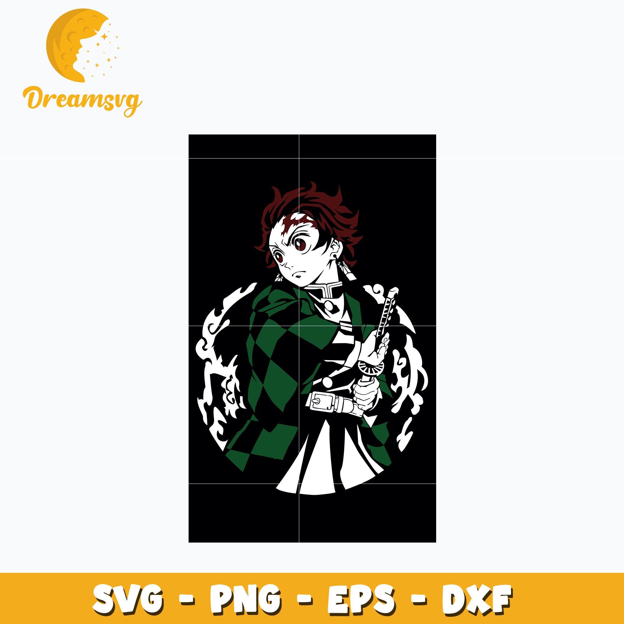 Tanjiro Kamado svg, anime svg, Kimetsu no Yaiba svg – DreamSVG Store