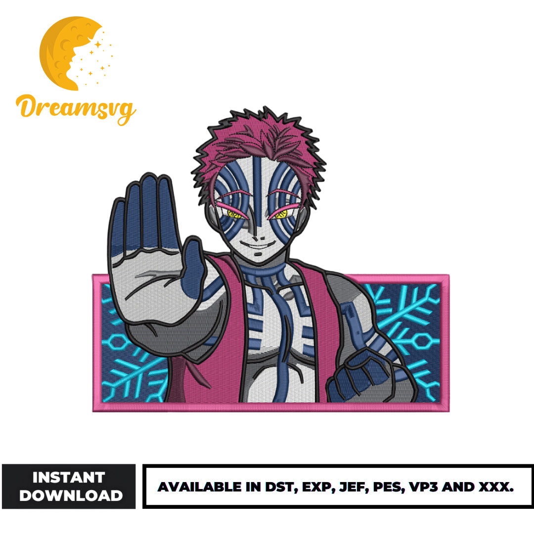 Akaza embroidery design – DreamSVG Store