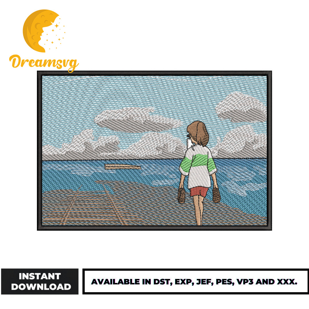 Chihiro Ogino embroidery design – DreamSVG Store