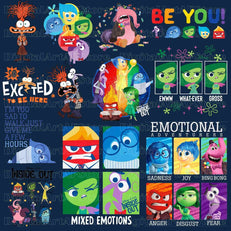inside out 2 emotional Png bundle – DreamSVG Store