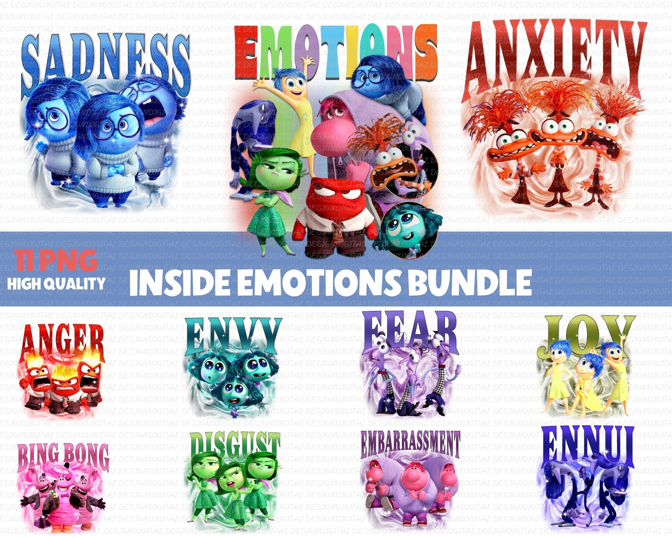 Inside emotions bundle Png, digital download – DreamSVG Store