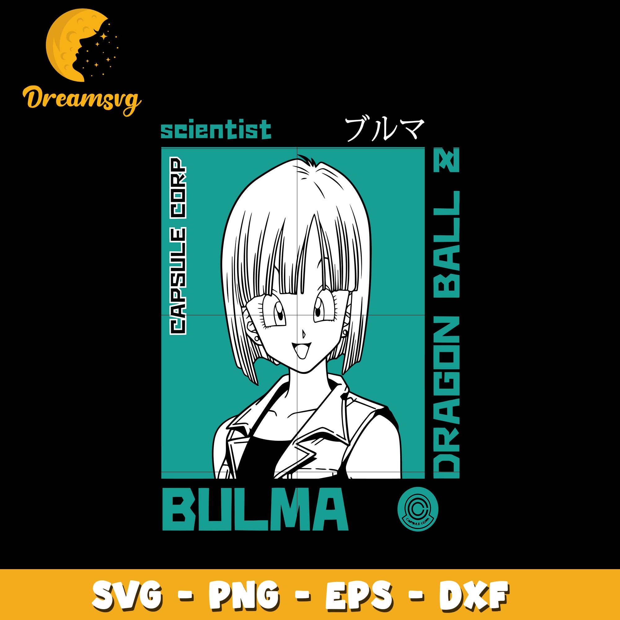 Bulma Svg, Dragon ball Svg – DreamSVG Store