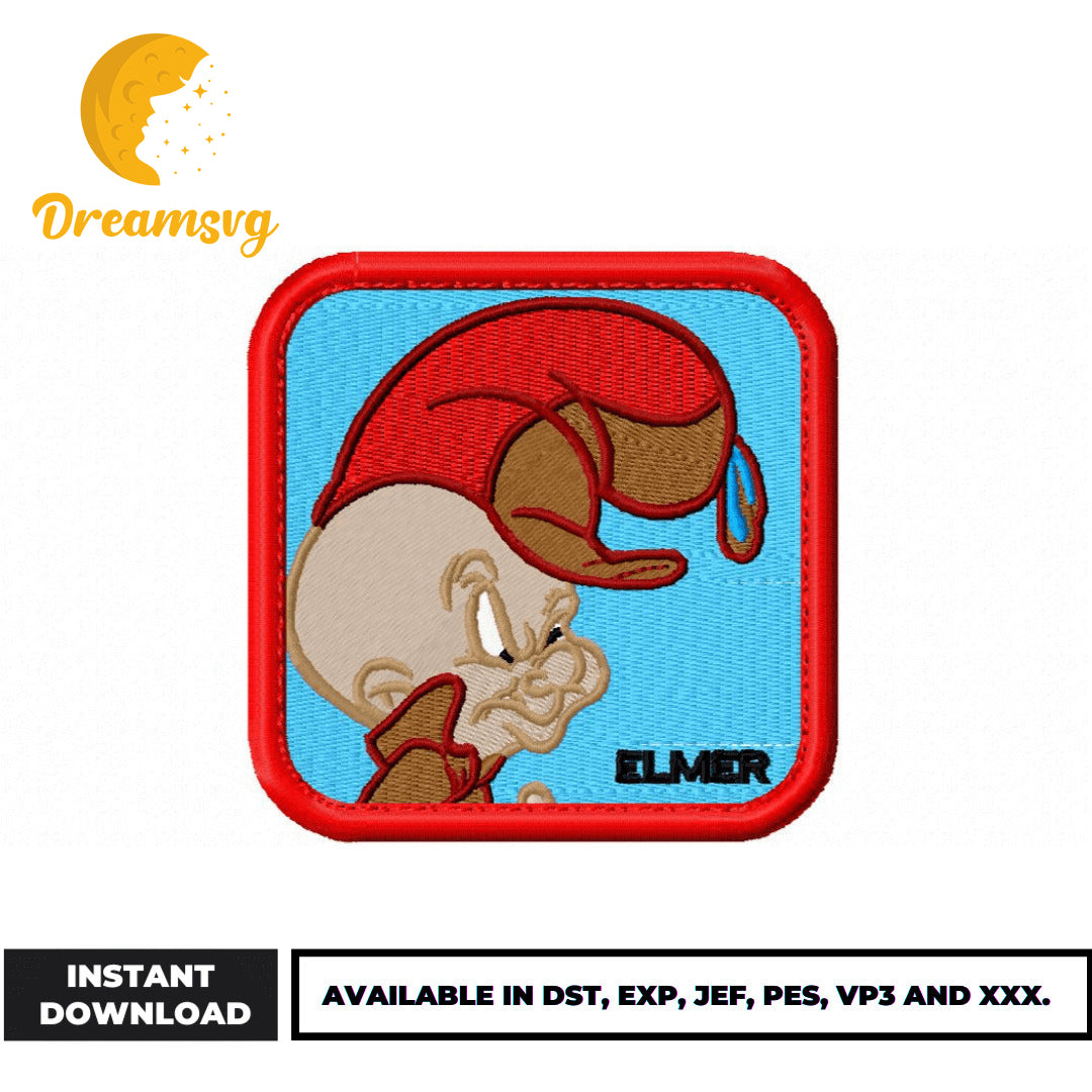 Elmer Fudd embroidery design – DreamSVG Store
