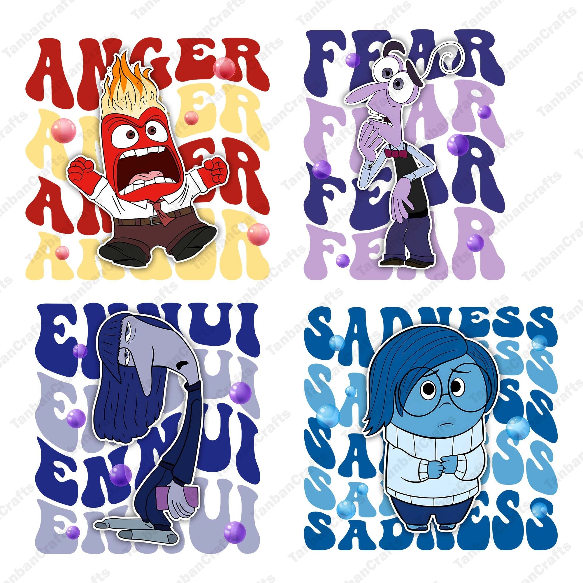 Inside Out 2 Character Png bundle – DreamSVG Store