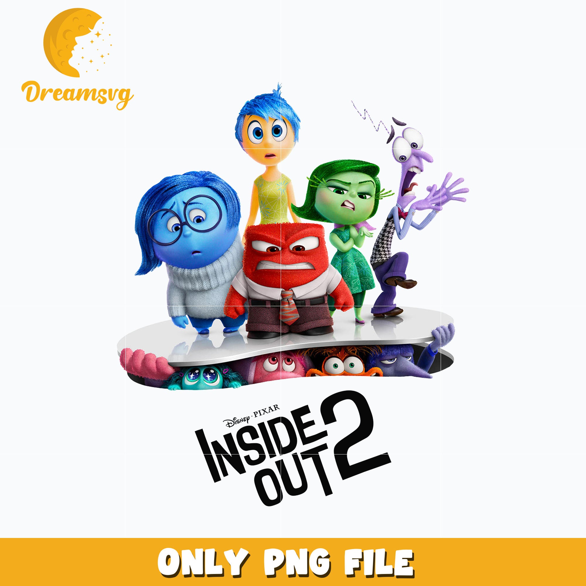 Disney pixar inside out 2 png – DreamSVG Store