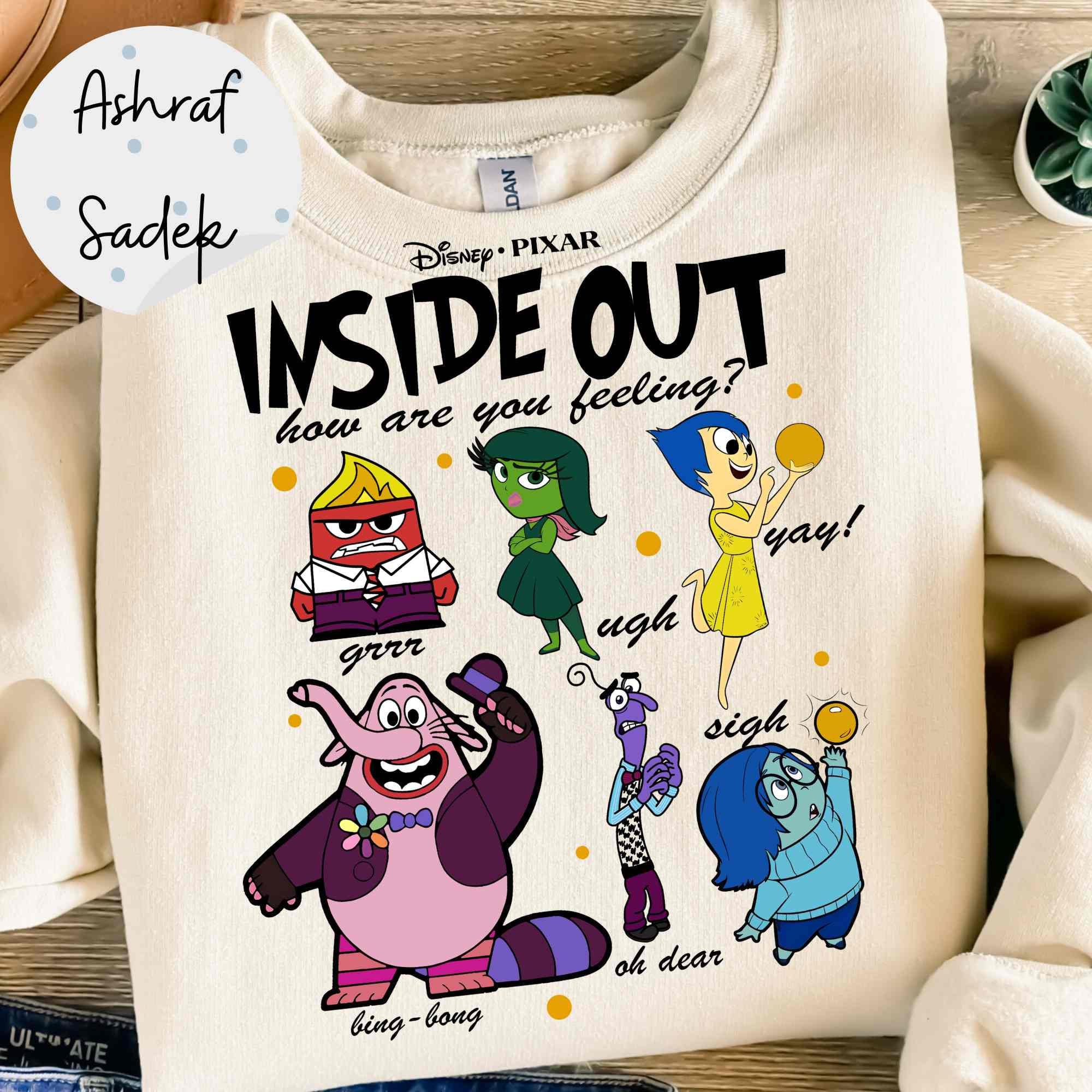 Inside Out 2 design png bundle, disney charaters png – DreamSVG Store