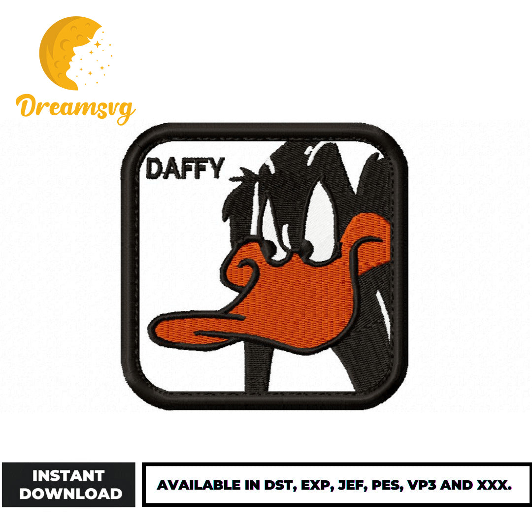 Daffy Duck embroidery design – DreamSVG Store