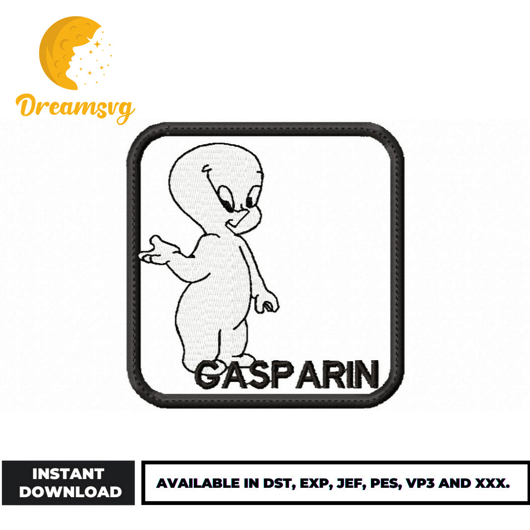 Casper the Friendly Ghost embroidery design – DreamSVG Store