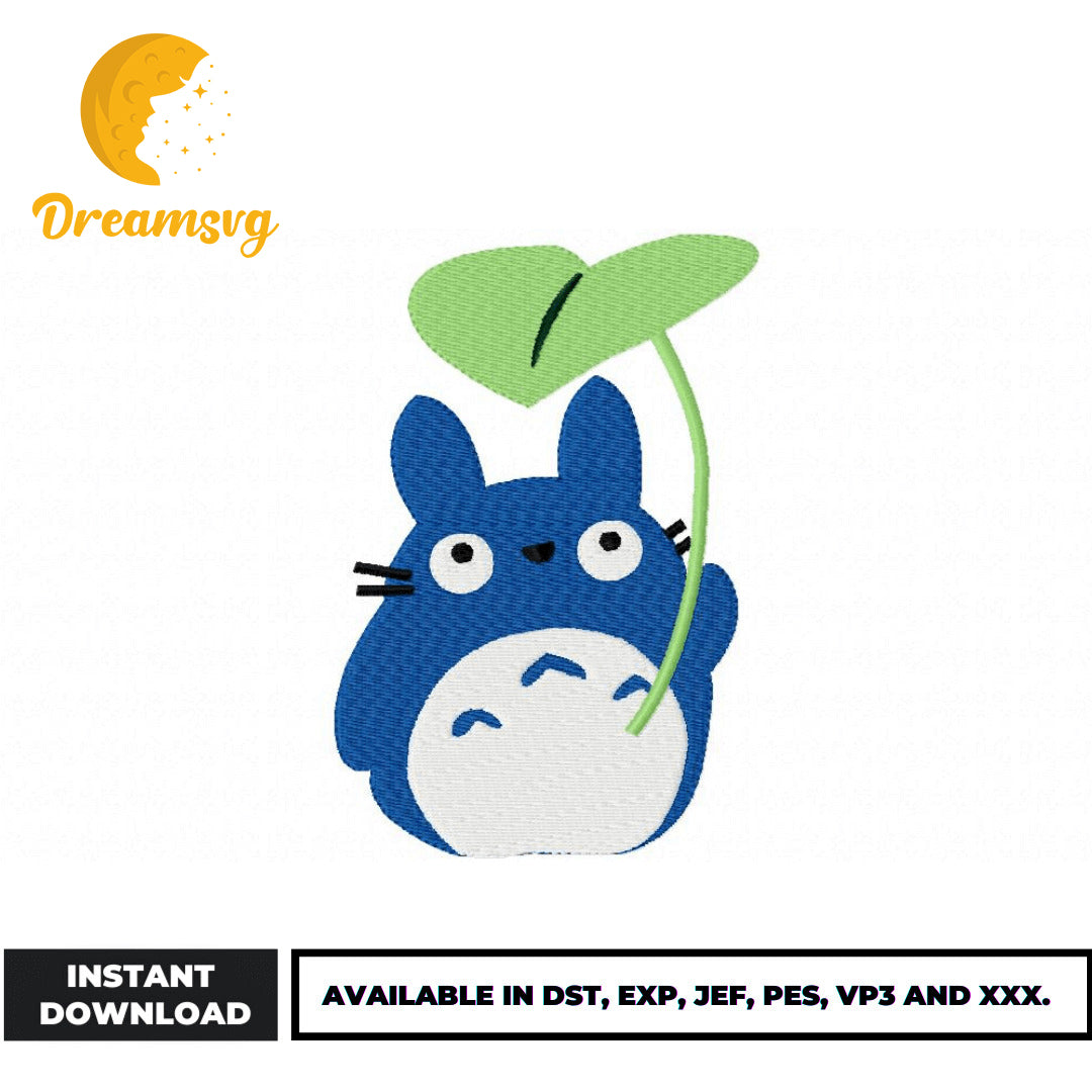 Totoro Embroidery Pattern My Neighbor Totoro Embroidery Design