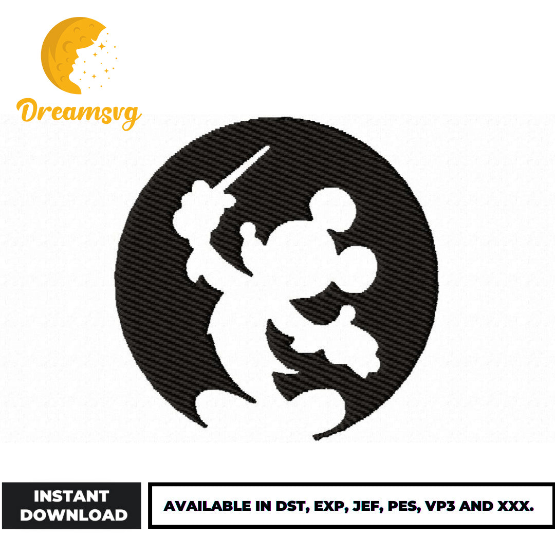 Mickey Conductor Decal embroidery design – DreamSVG Store