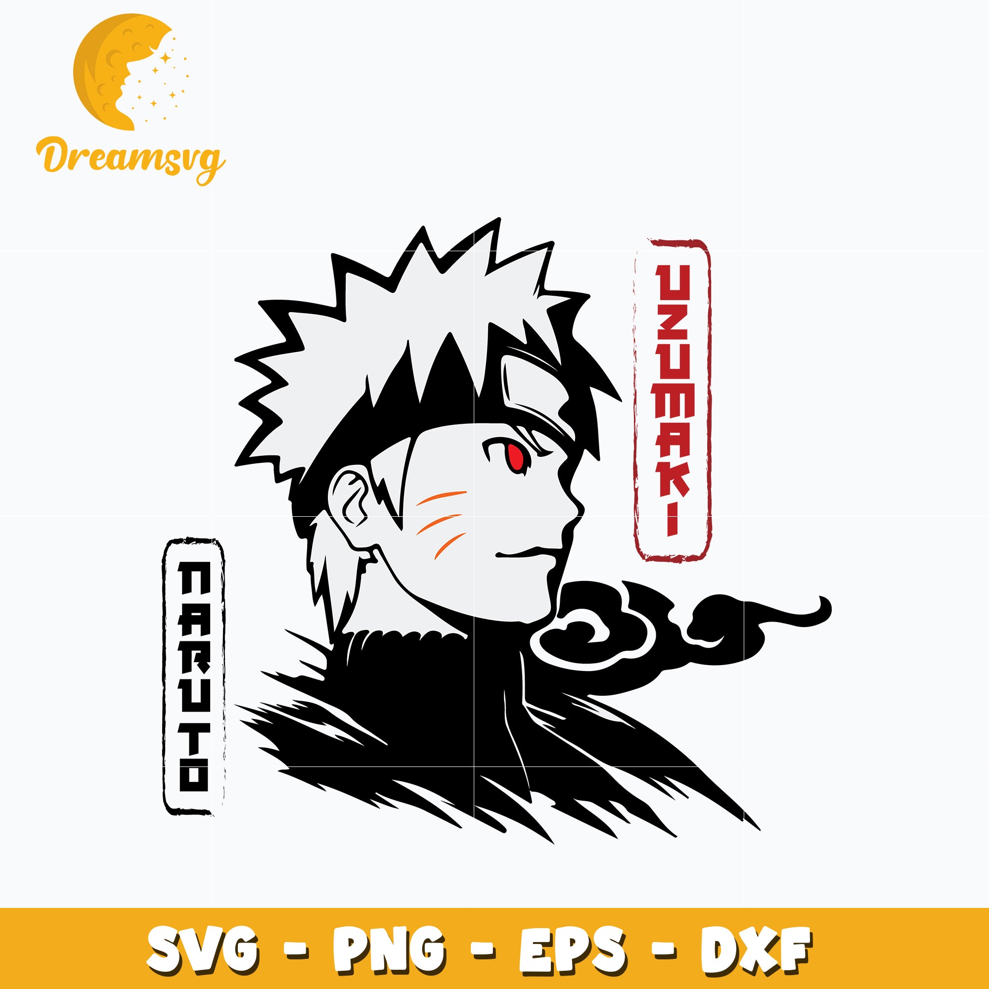 Naruto Uzumaki Svg, Anime Svg, Naruto anime Svg – DreamSVG Store