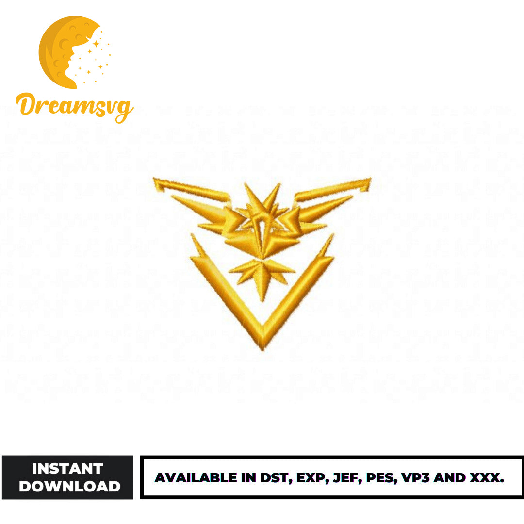 Pokémon GO logo embroidery design – DreamSVG Store