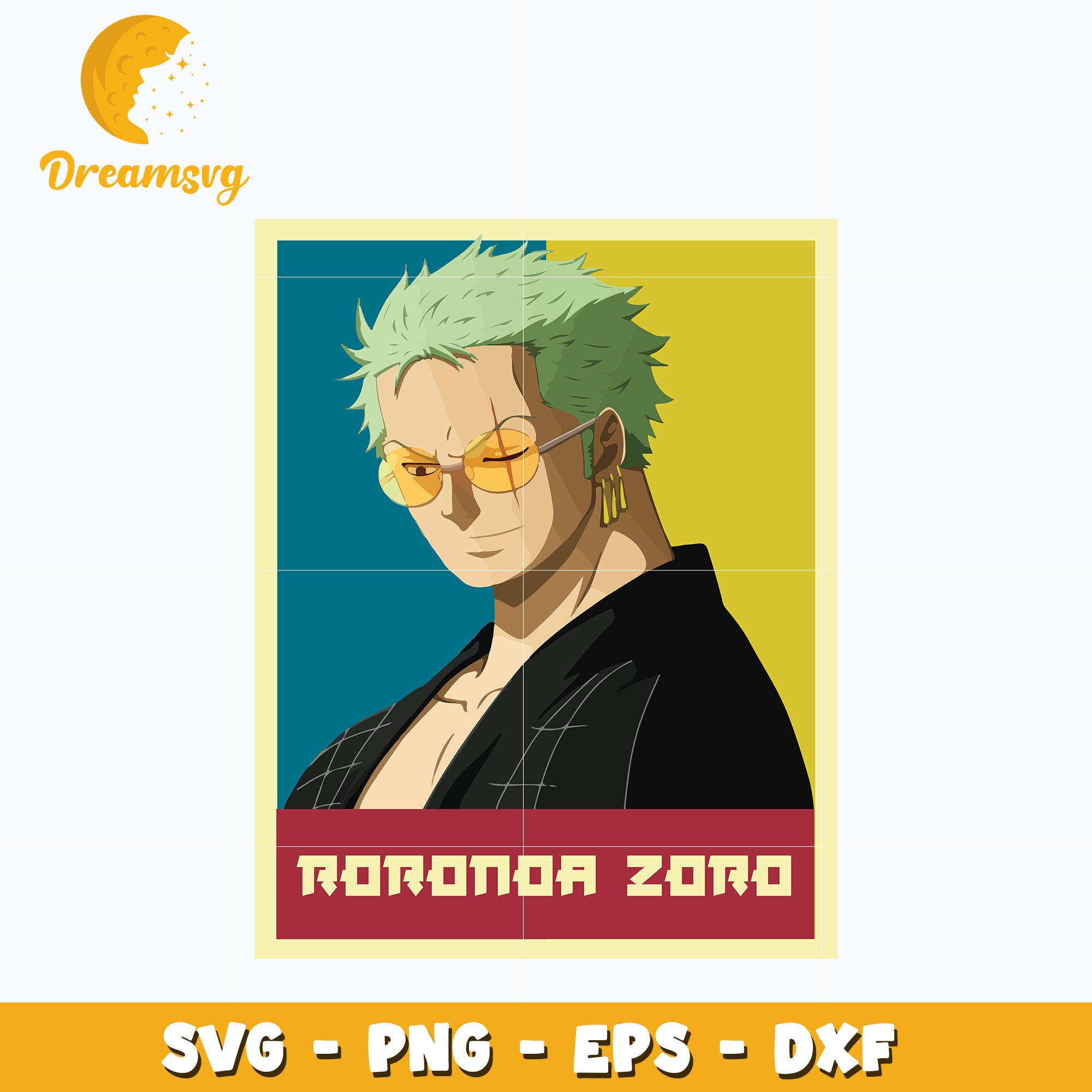 Zoro version Svg, Anime Svg One piece Svg – DreamSVG Store