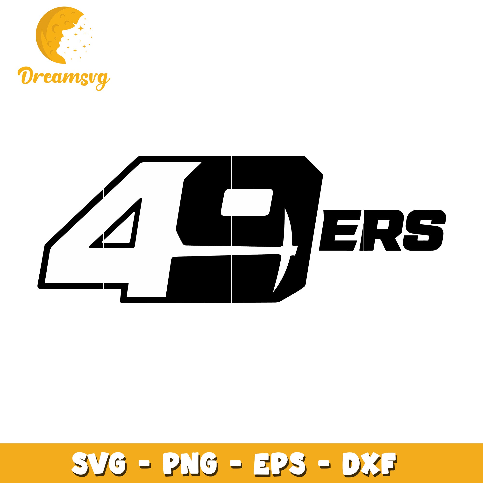 49ers SVG PNG EPS DXF Cut File – DreamSVG Store
