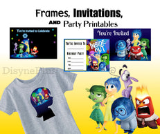 Inside Out 2 characters design png bundle, disney cartoon png, instant ...