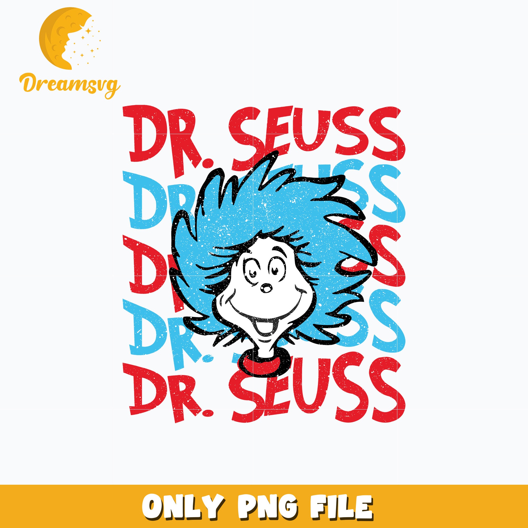 Thing 1 thing 2 dr seuss png – DreamSVG Store