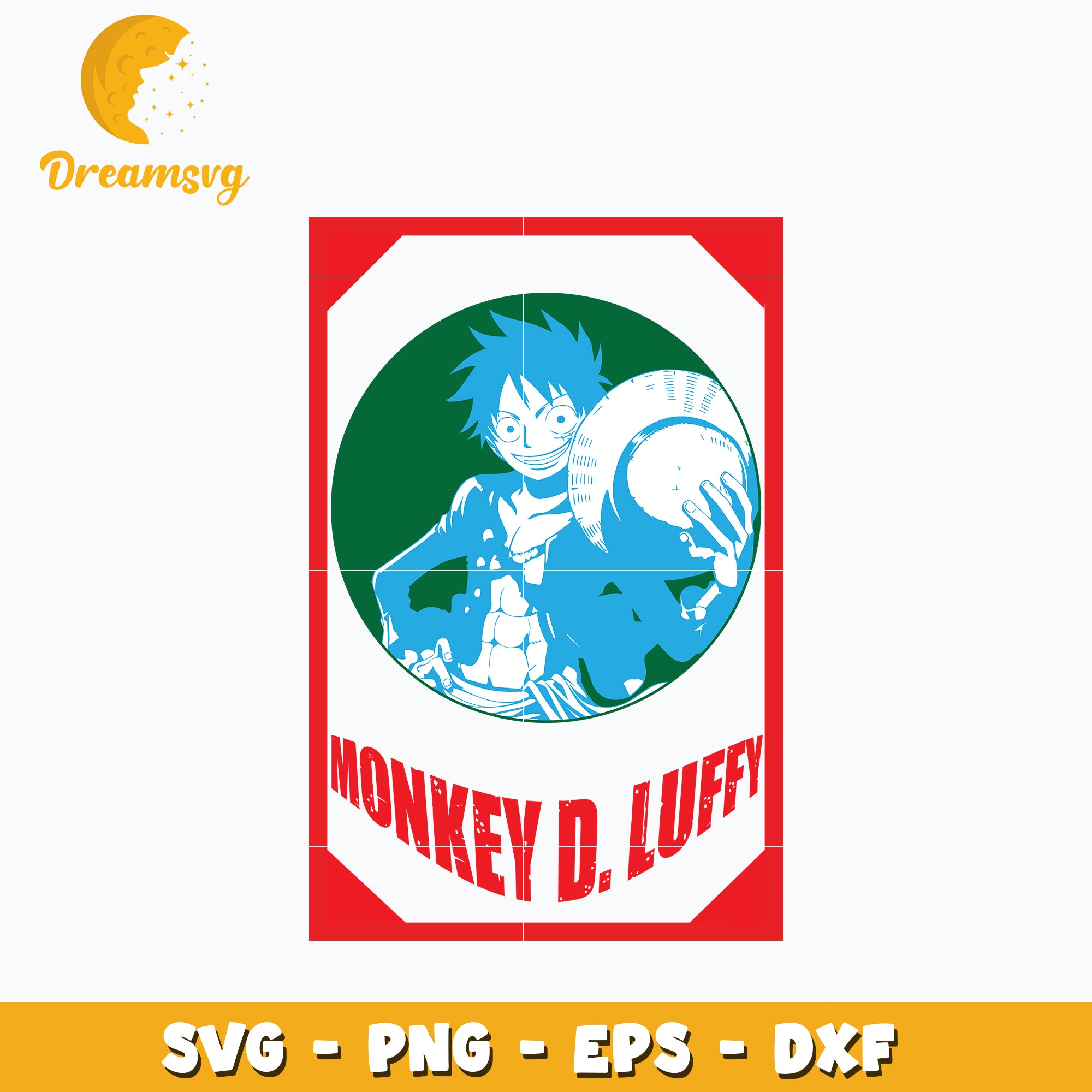 Luffy anime Svg, anime Svg, One piece Svg – DreamSVG Store